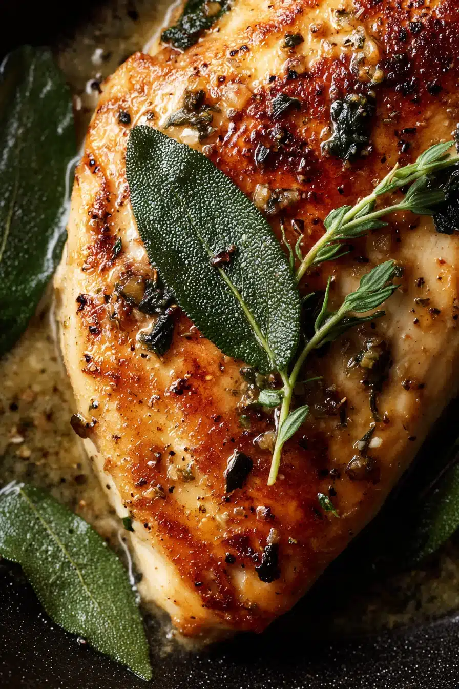 Deliciously Easy Brown Butter And Sage Chicken Breast Recipe - The Chickn